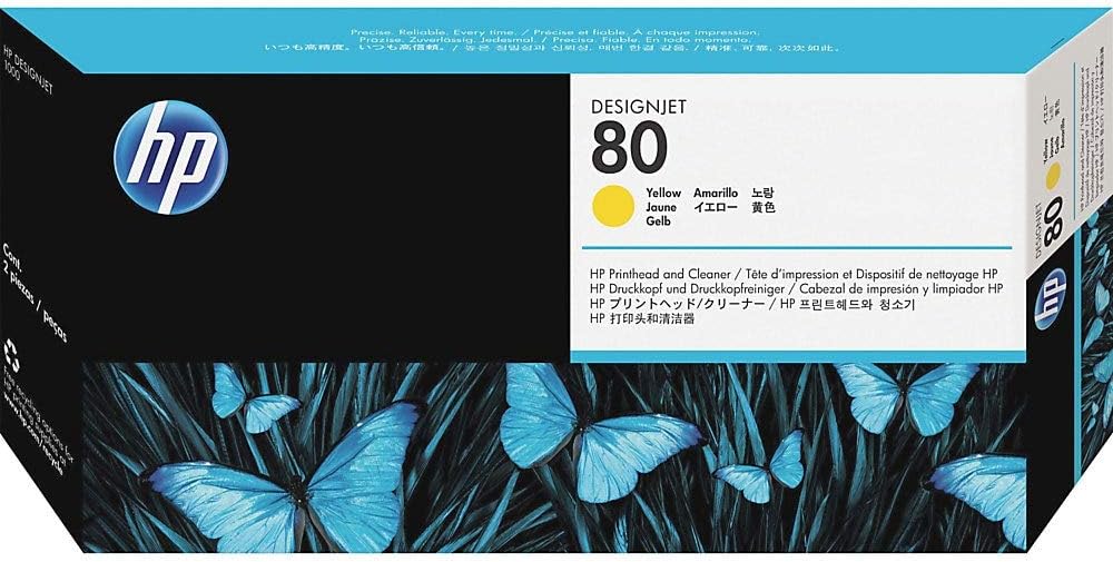 Amazon.co.jp: HP 80 純正 プリントヘッド/クリーナ イエロー C4823A : パソコン・周辺機器