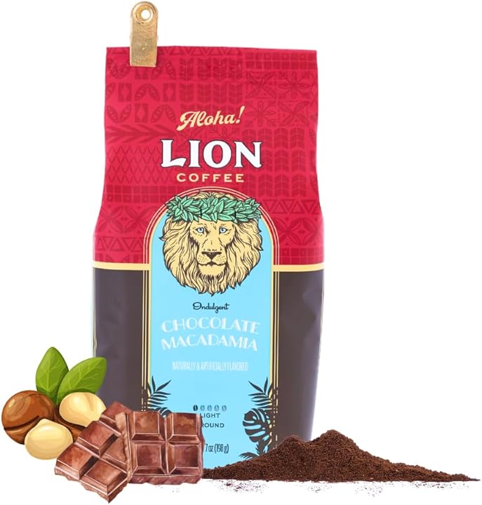 Amazon.co.jp: LION\COFFEE\Honolulu，Hawaii: チョコレートマカダミア