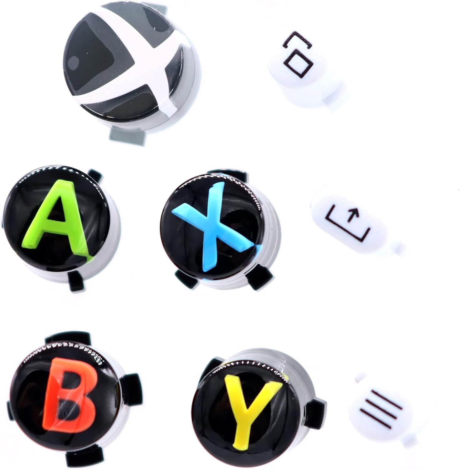 Amazon.com: Deal4GO 8-Pack ABXY Buttons w/Menu View Share Key Set ...