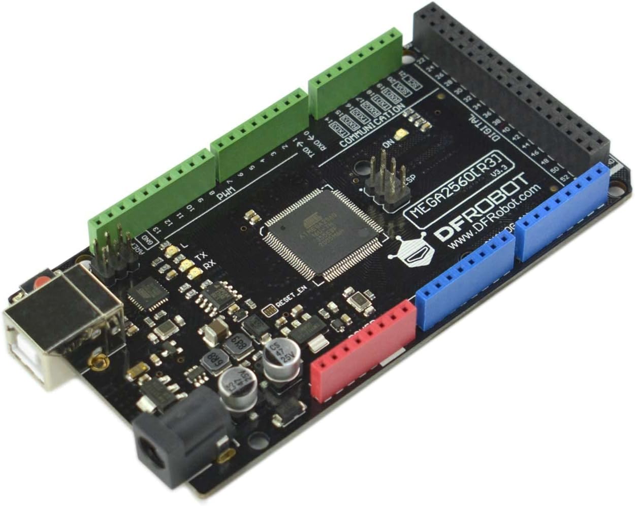 DFRobot Mega 2560 V3.0 Compatible with Arduino Mega 2560 R3: Amazon.co ...