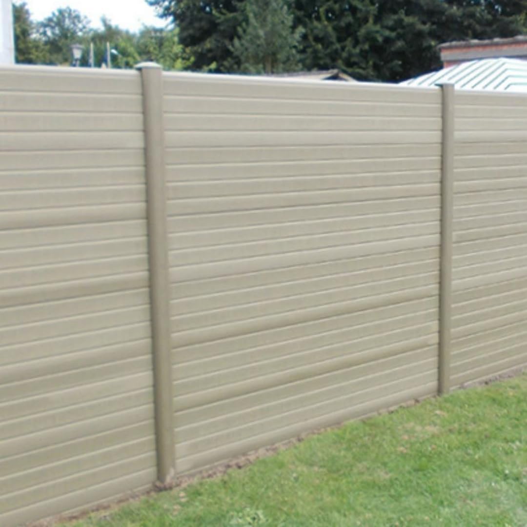 VP Plastic Fencing Panels - Composite Fence Panels - ECO Fencing Fence ...