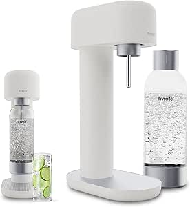 Amazon.com: Mysoda Ruby 2 Sparkling Water Maker - Soda Streaming Machine Silent Carbonated Water ...