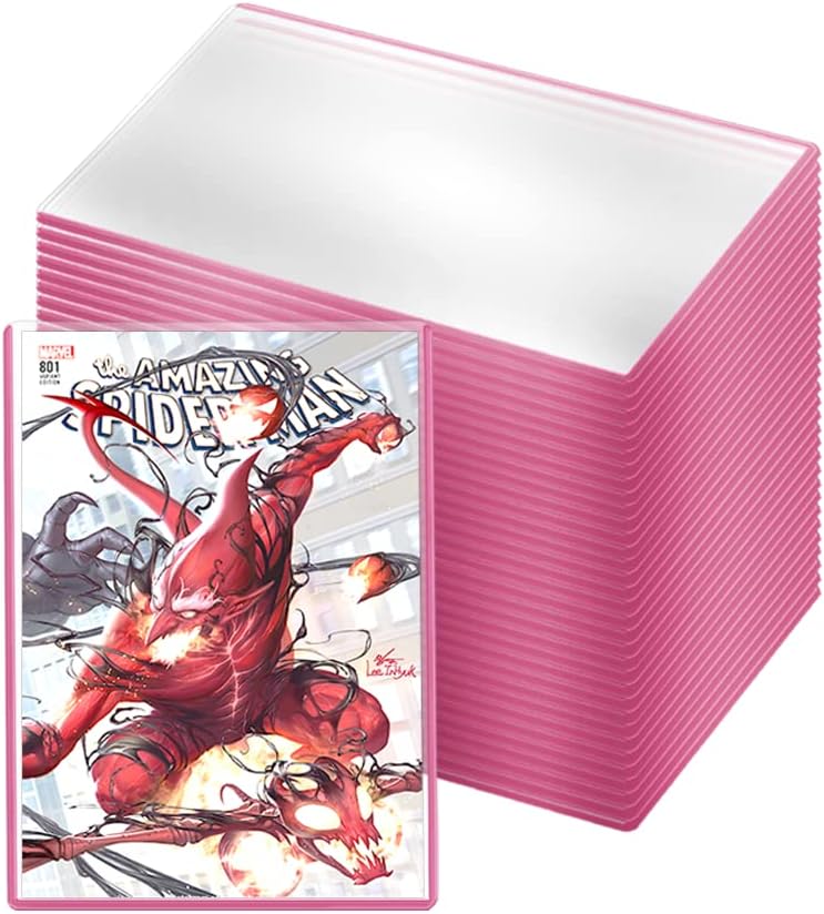 Amazon.com : Comic Book Toploader Colored Border Edge Fits Current ...