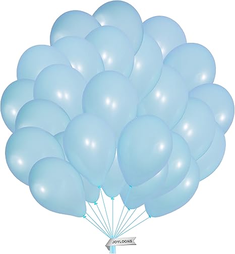 GLOBOS CELESTES 100 UNIDADES Globos de latex natural biodegradable ...
