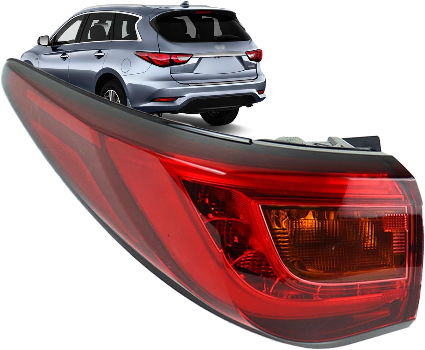 MACIMAI LED Tail Light Brake Lamp for Infiniti QX60 2016 2017 2018 2019 ...