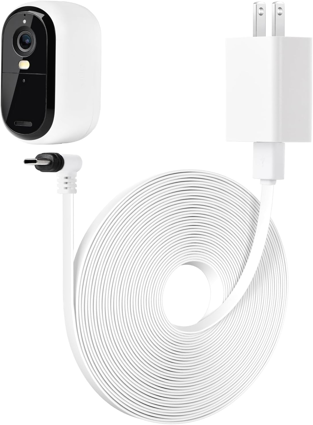 Amazon.com: 25FT Power Cable Compatible with Arlo Essential 2K Outdoor ...