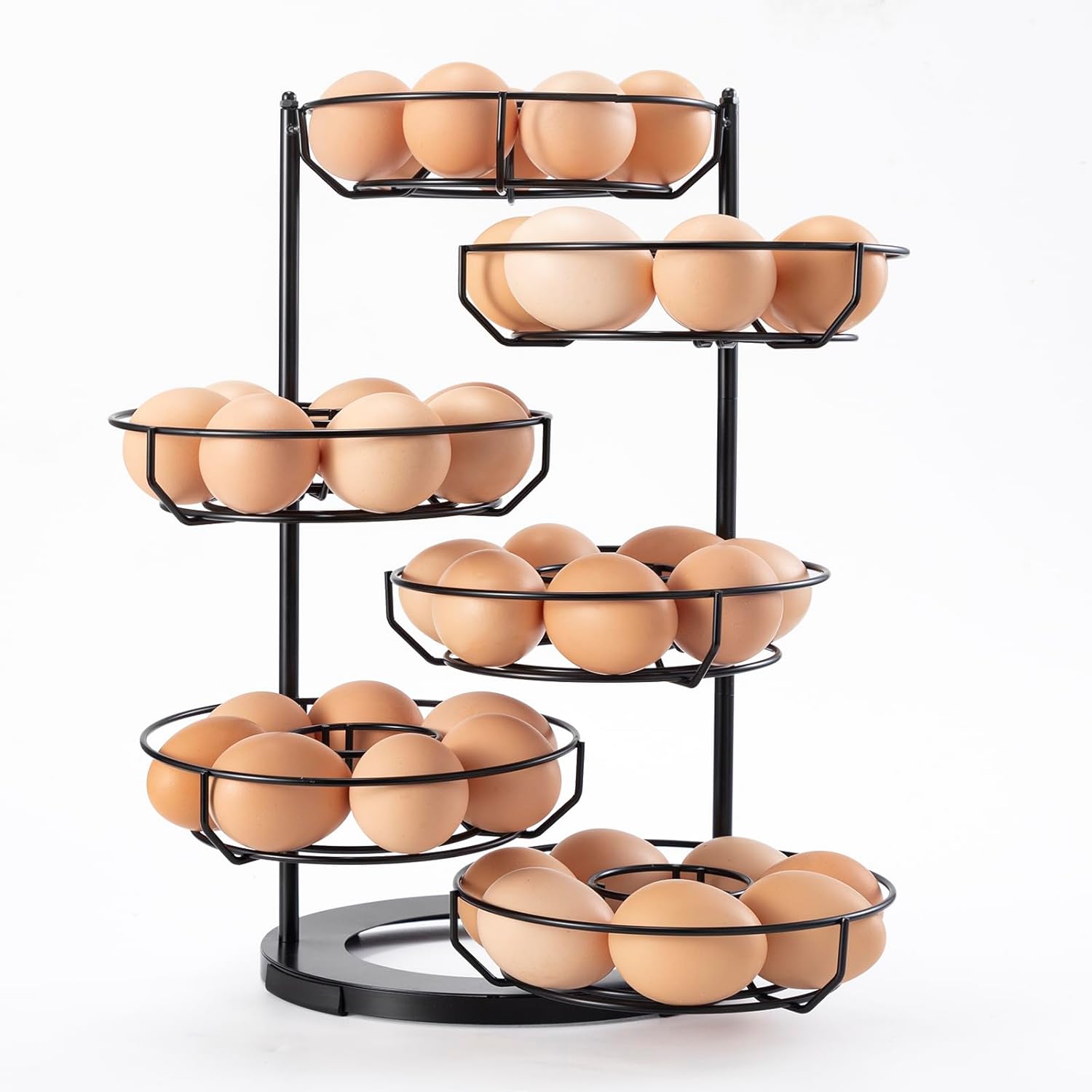 Amazon.com: Egg Holder Countertop 6 Layer Egg Basket for Gathering ...