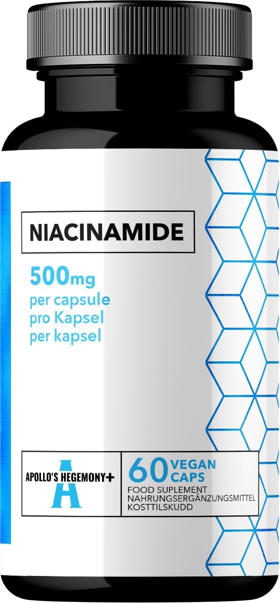 Vitamin B3 (Niacinamide) 500mg - 60 Capsules - 2 Month Supply for ...