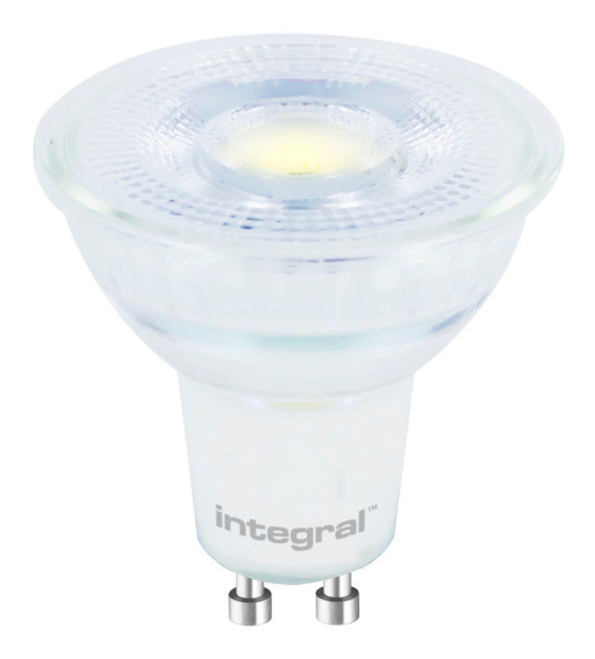 Integral LED GU10 Glass PAR16 4.7W (53W) 6500K 425lm Non-Dimmable Lamp ...
