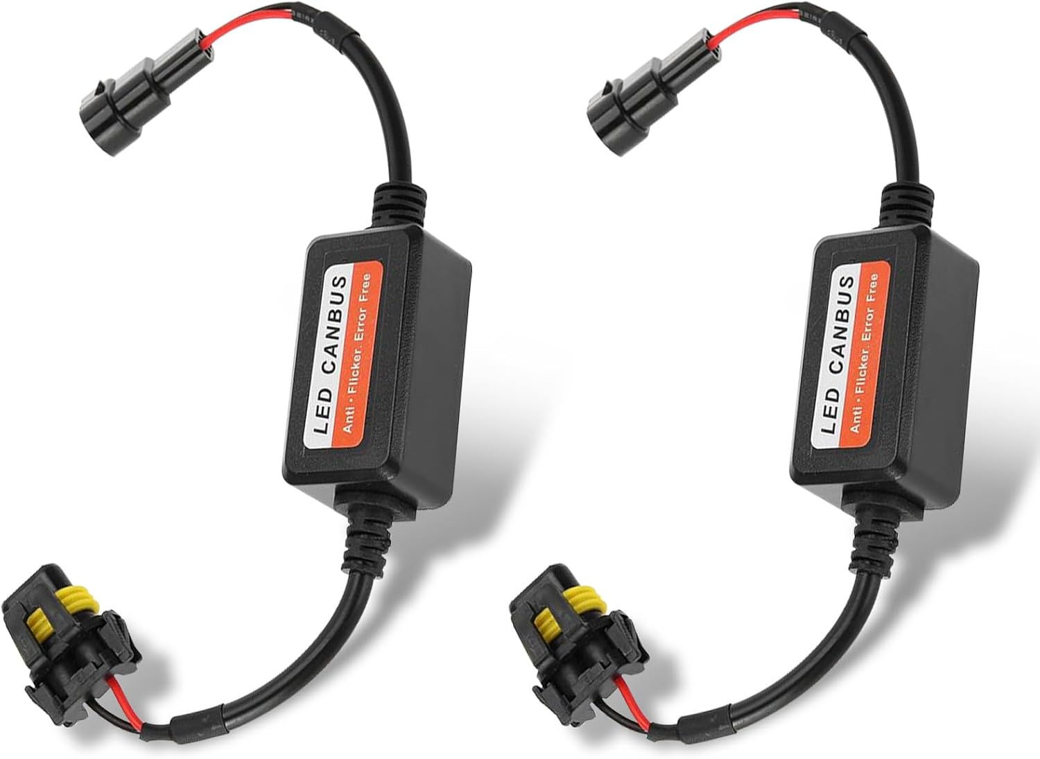 Amazon.com: Yumfugu Pack-2 9006/HB4/9012 Canbus LED Light Decoder ...