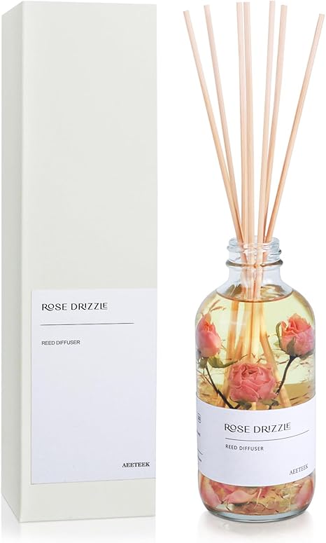Amazon.com: Aeeteek Reed Diffuser Set, Sandalwood Rose Essential Oil, 7 ...