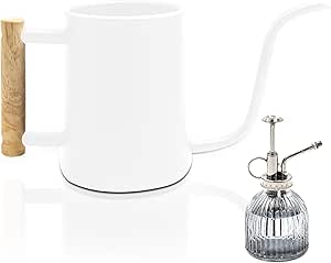 Amazon.com : Watering can Indoor Plants,Indoor Watering Can for Plant,35 oz/1000 ml Stainless ...