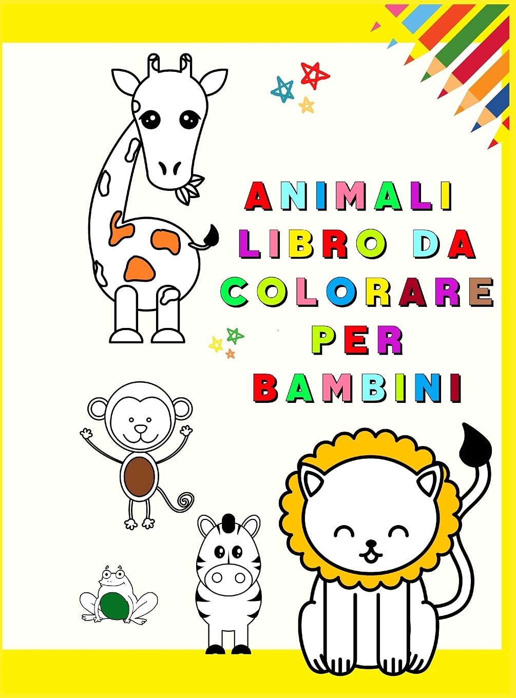 Buy Animali Libro da Colorare per Bambini: Il mio primo libro da ...