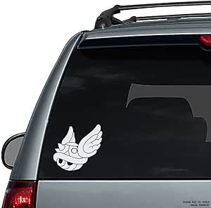 Amazon.com: Super Mario Bros Winged Koopa Shell Decal - 6" : Automotive