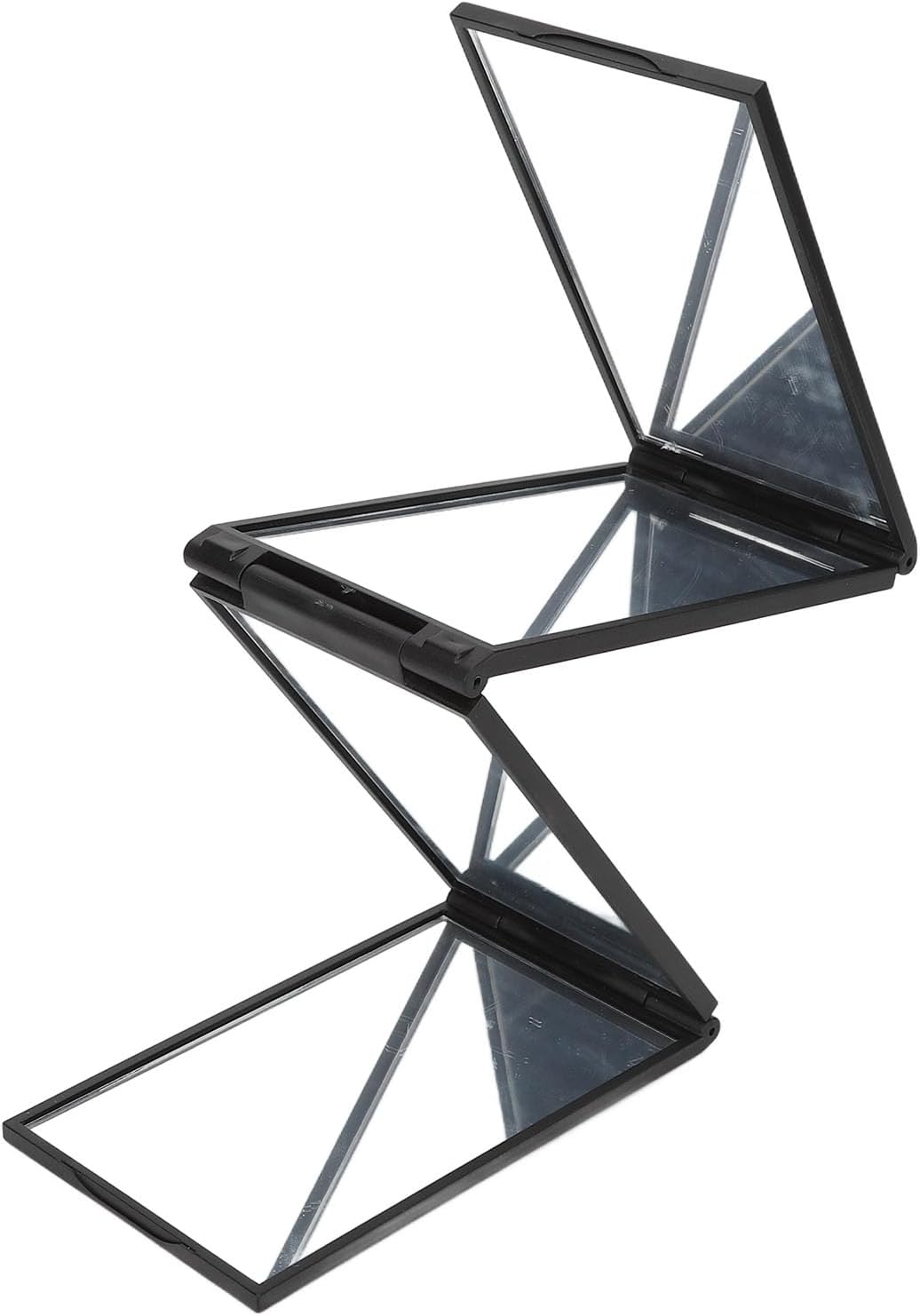 Amazon.com : Portable Folding Mirror, 360 Degree Plastic Frame 4 Way ...