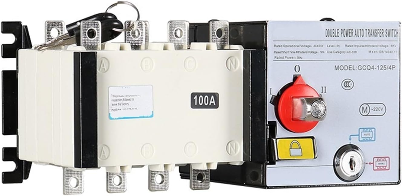 Amazon.com: LVSEDTAL PC Class Generator Change-Over Switch Double Power ...