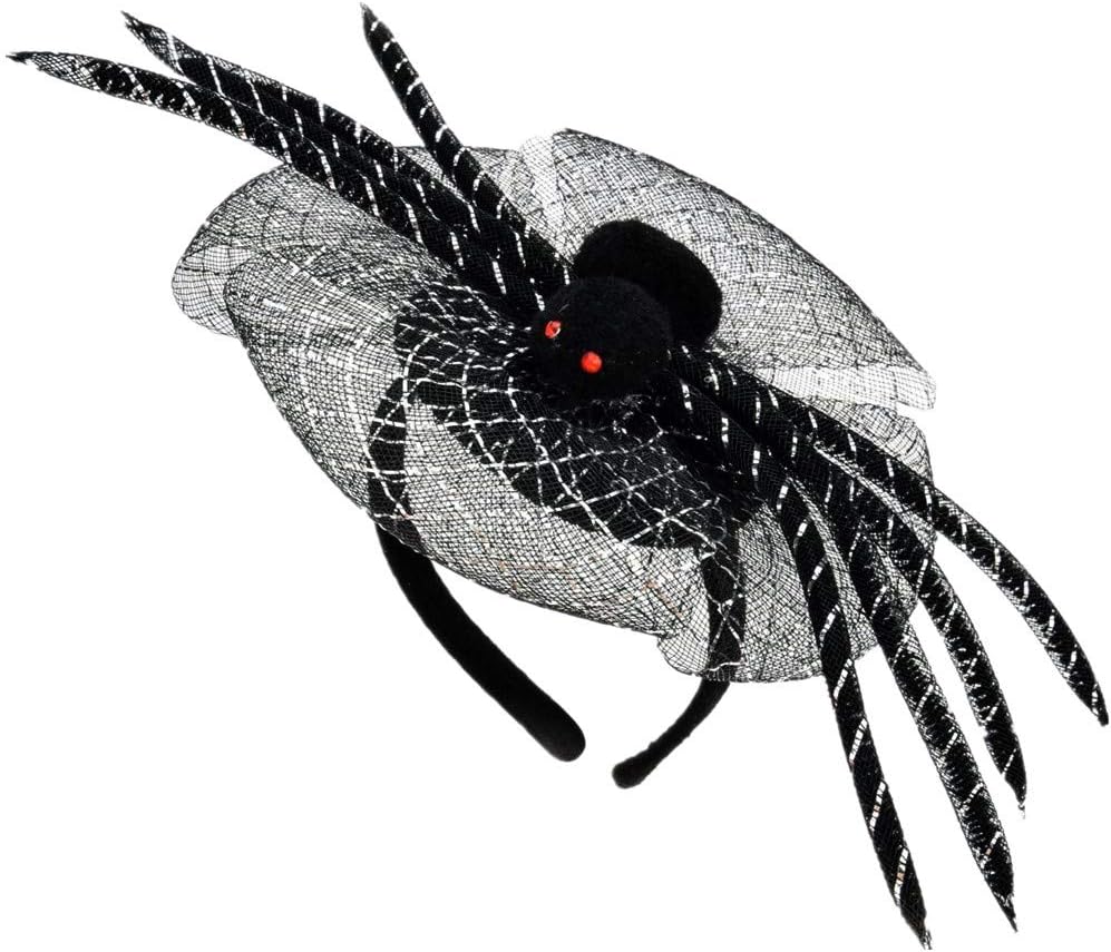 Amazon.com: Halloween Spider Fascinator Headband for Women Girls Spider ...