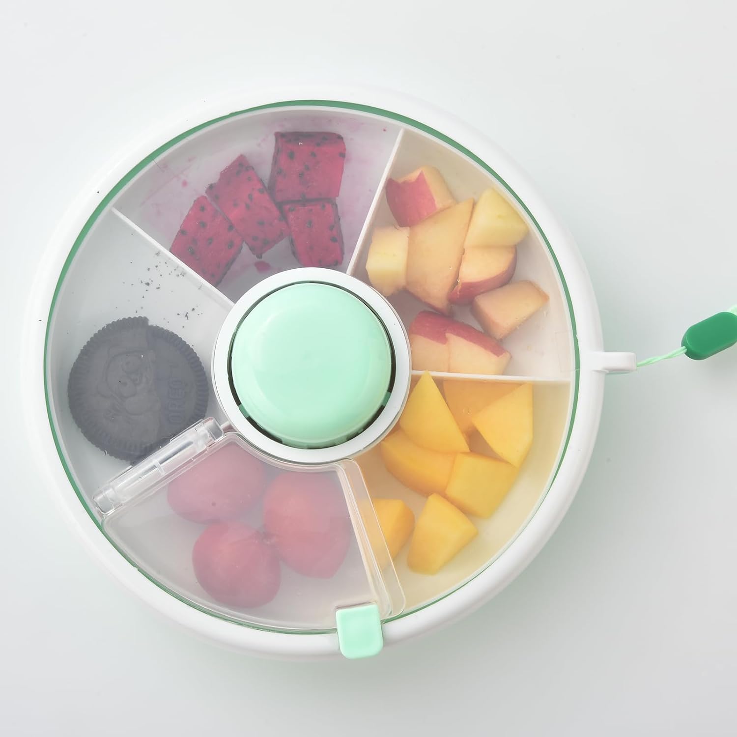 NINU Kids Original Snack Spinner Bundle with Hand Strap and Sticker ...