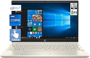 Amazon.com: HP Pavilion 15 Thin and Light Touch Laptop, 15.6" FHD IPS BrightView micro-edge ...