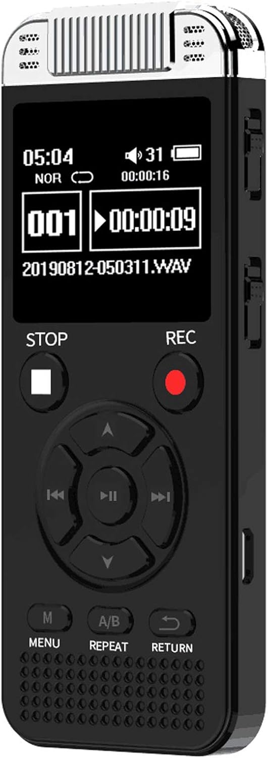 Amazon.com: Digital Voice Recorder 32G Voice Activated Recorder for ...