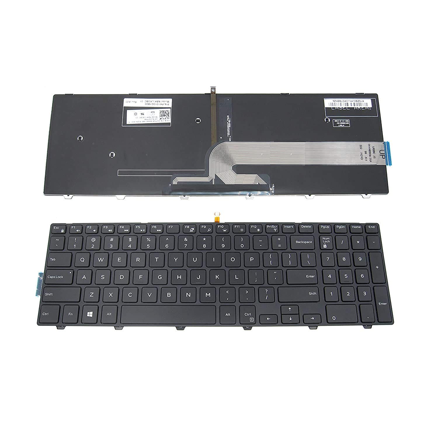 TravisLappy Laptop Keyboard Compatible for Dell Inspiron 3542 5558 5559 ...