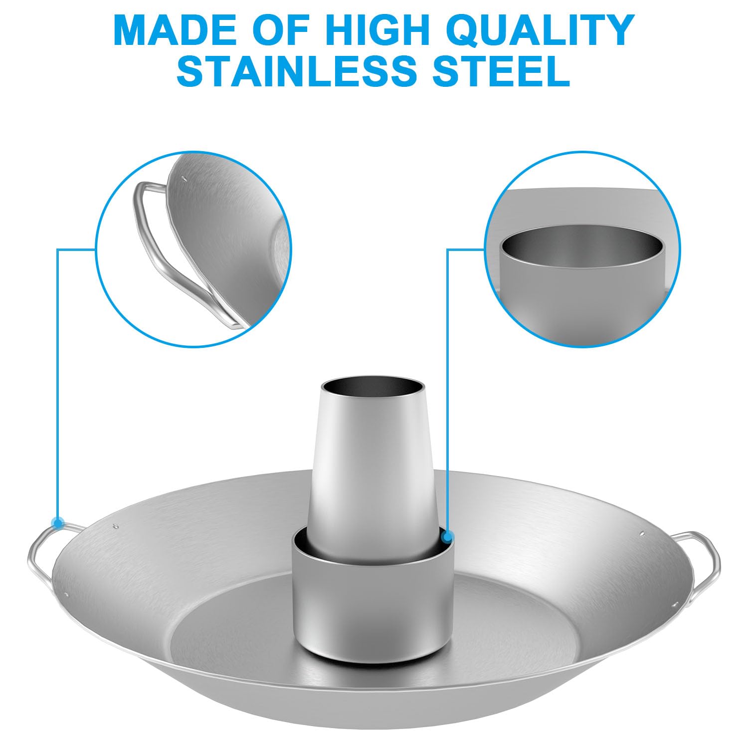 Snapklik.com : Beer Can Chicken Holder Stand, Roaster Chicken Stand ...