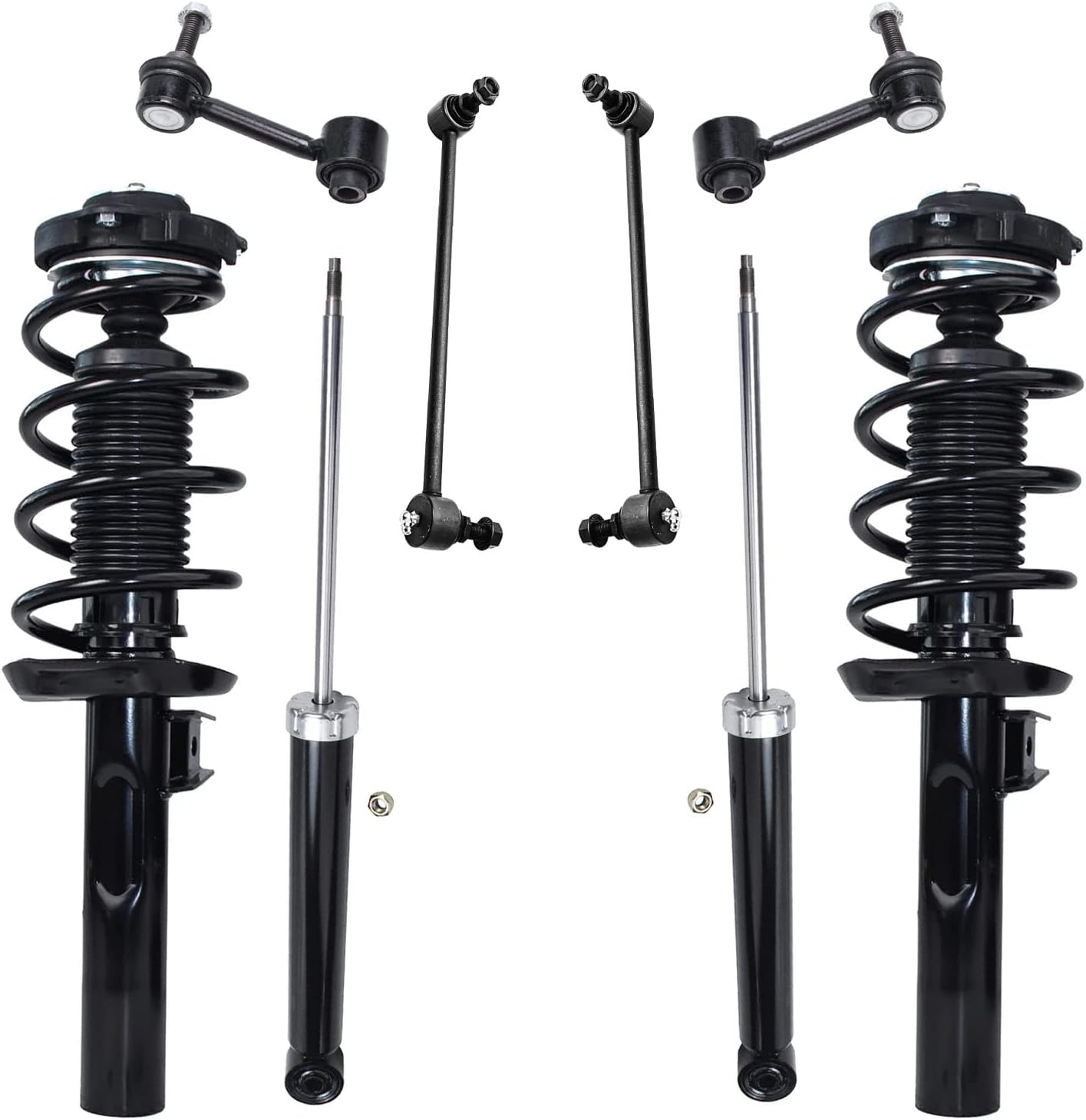 Amazon.com: Detroit Axle - 8pc Struts Shocks Kit for 2012-2017 VW Jetta ...