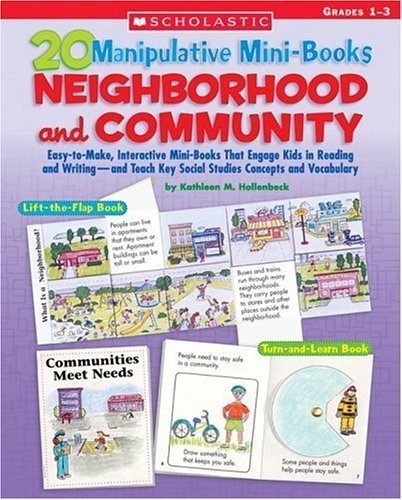 Buy 20 Manipulative Mini-Books: Neighborhood and Community: Easy-to ...