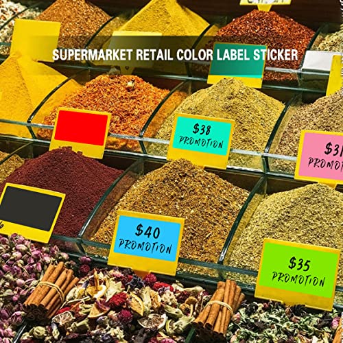 Snapklik.com : PARLAIM Large 3 X 5 Inch Aqua Color Coding Square Labels ...