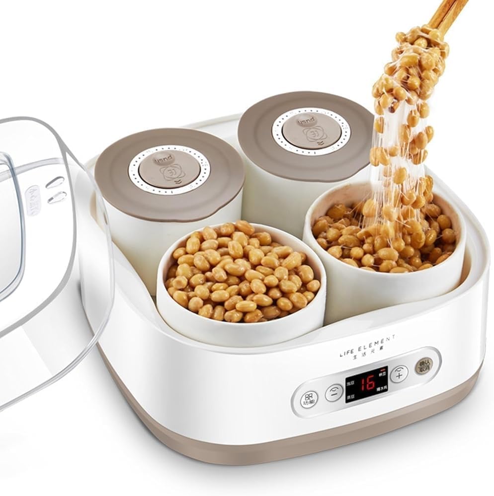Amazon.com: Wrobelax Automatic Electric Natto Fermenter, 1.5L ...