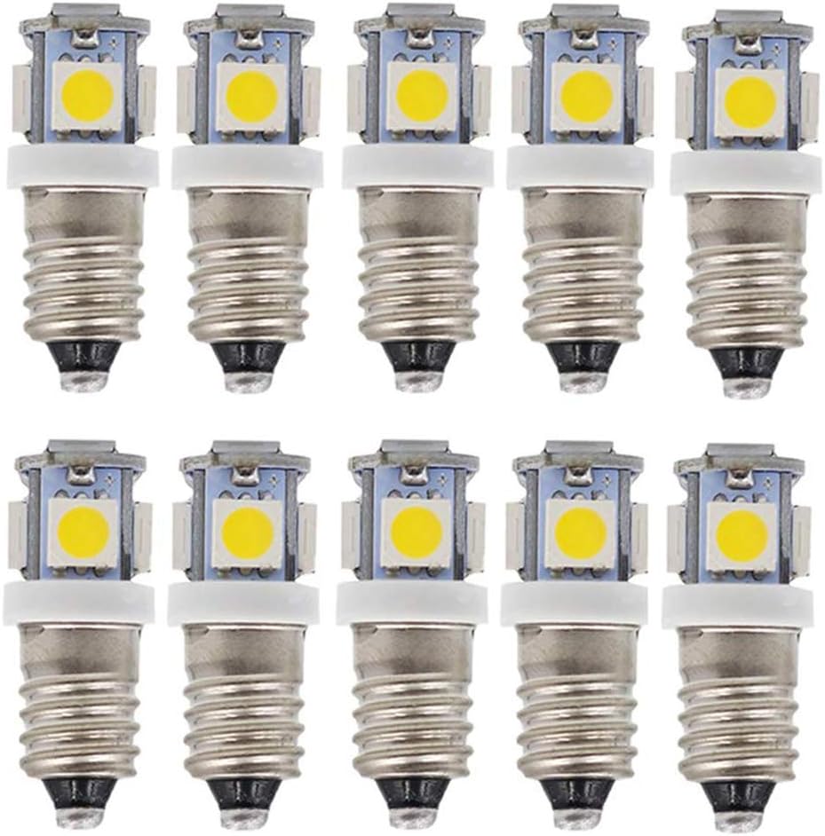 Sci-Supply Miniature LED Flashlight Bulbs, 3 Volt Mini Lamps, Cool ...