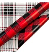 Amazon.com: MAYPLUSS Kraft Christmas Wrapping Paper Roll - Mini Roll ...