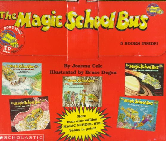 Amazon.com: The Magic School Bus 5 books inside Briefcase At the ...