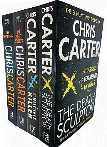 Chris Carter Collection 4 Books Set,(The Executioner The Death Sculptor ...