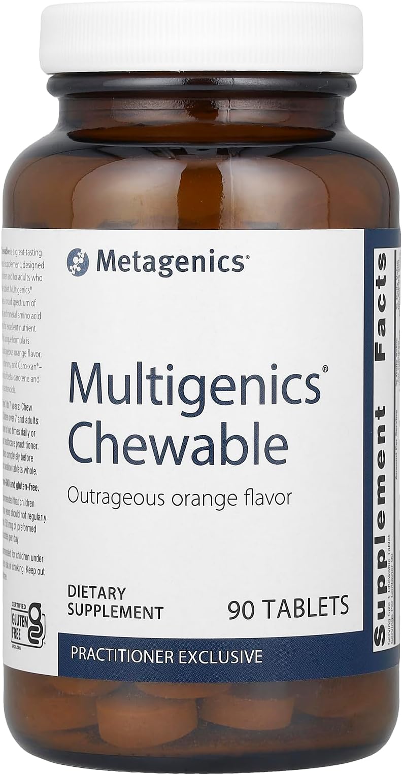 Amazon.com: Metagenics Multigenics Chewable Orange - 90 Chewable ...