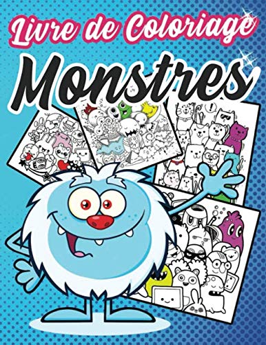 livre de coloriage Monstres: Plus de 40 monstres à colorier des ...