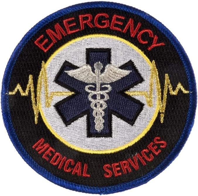 Amazon.com: EMS Embroidered Patch Emergency Medical Service Paramedic ...