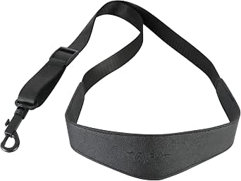 Amazon.com: VANPHY Saxophone Neck Strap, Non-Slip Leather, Comfort Pad ...