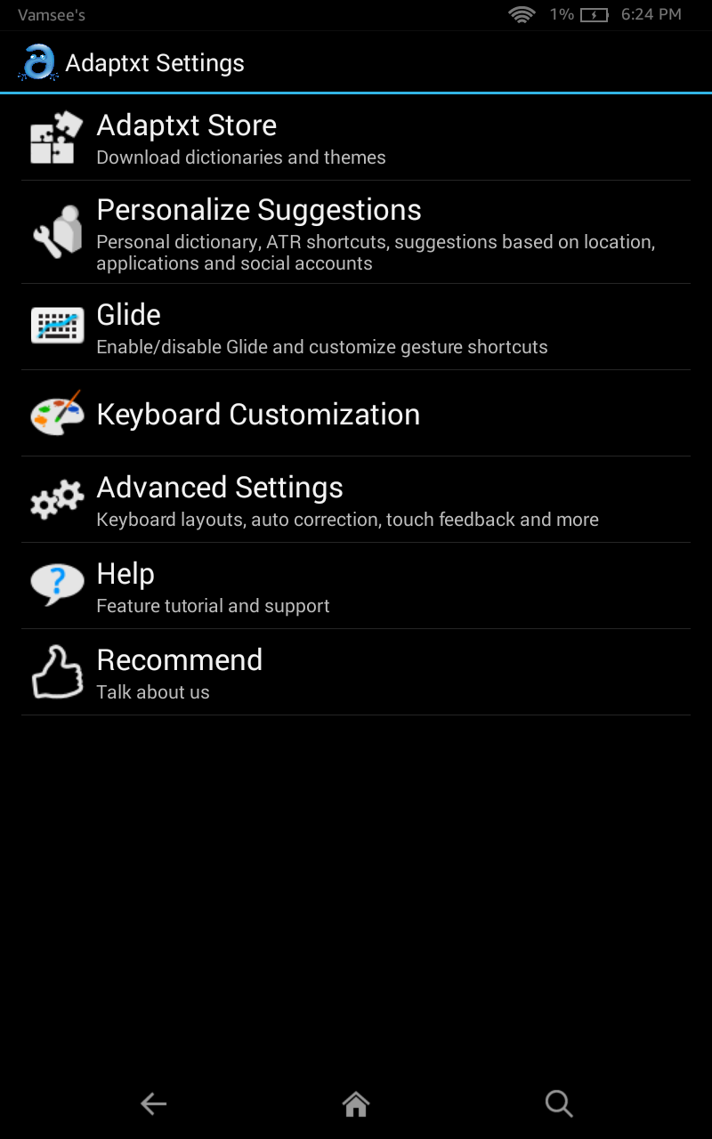 Adaptxt Keyboard - App on the Amazon Appstore