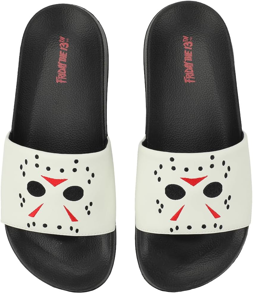Amazon.com | Bioworld Friday the 13th Jason's Mask Men's Glow-in-the ...