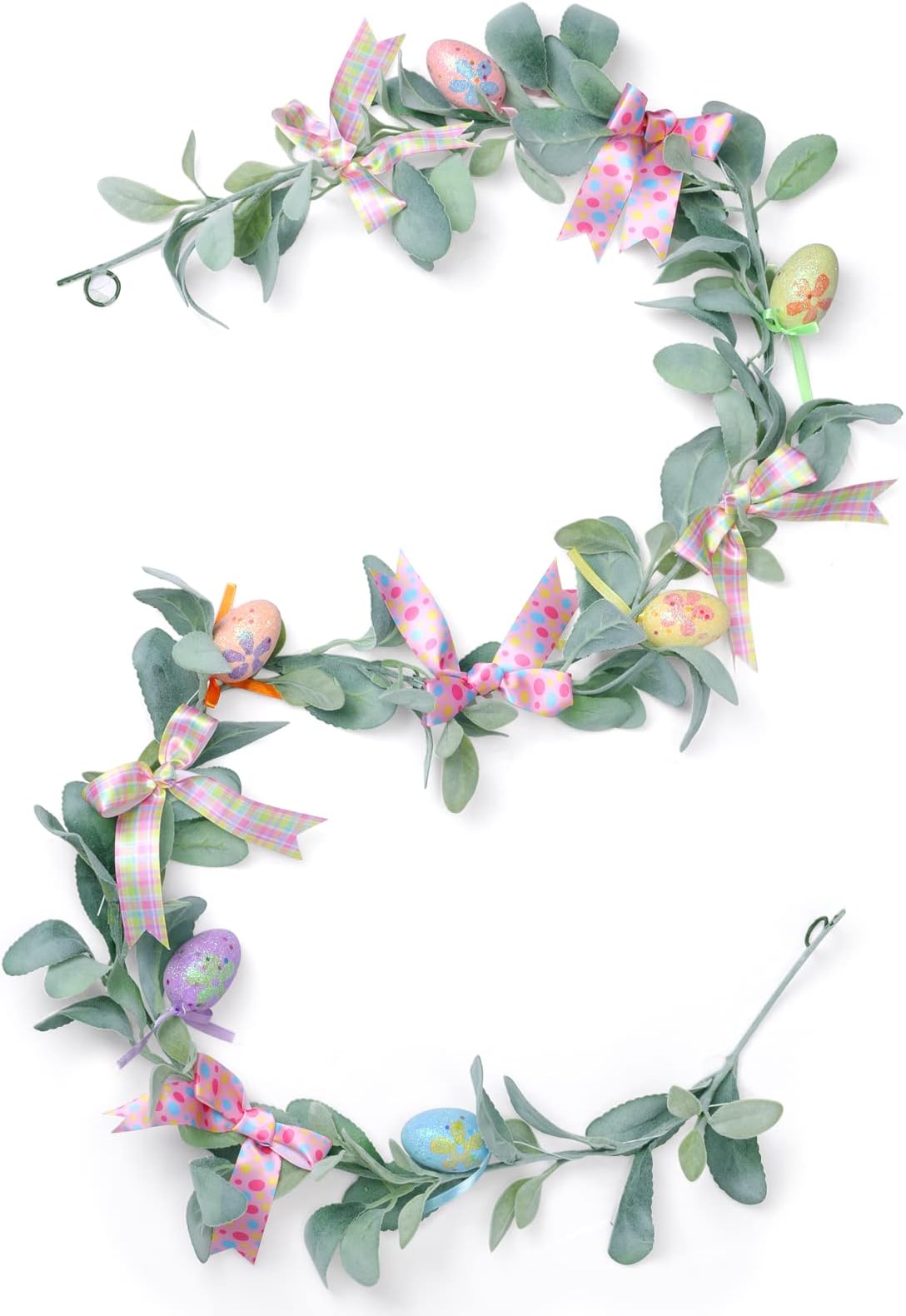 Amazon.com: N&T NIETING Garland 6 FT Easter Artificial Garlands with 10 ...