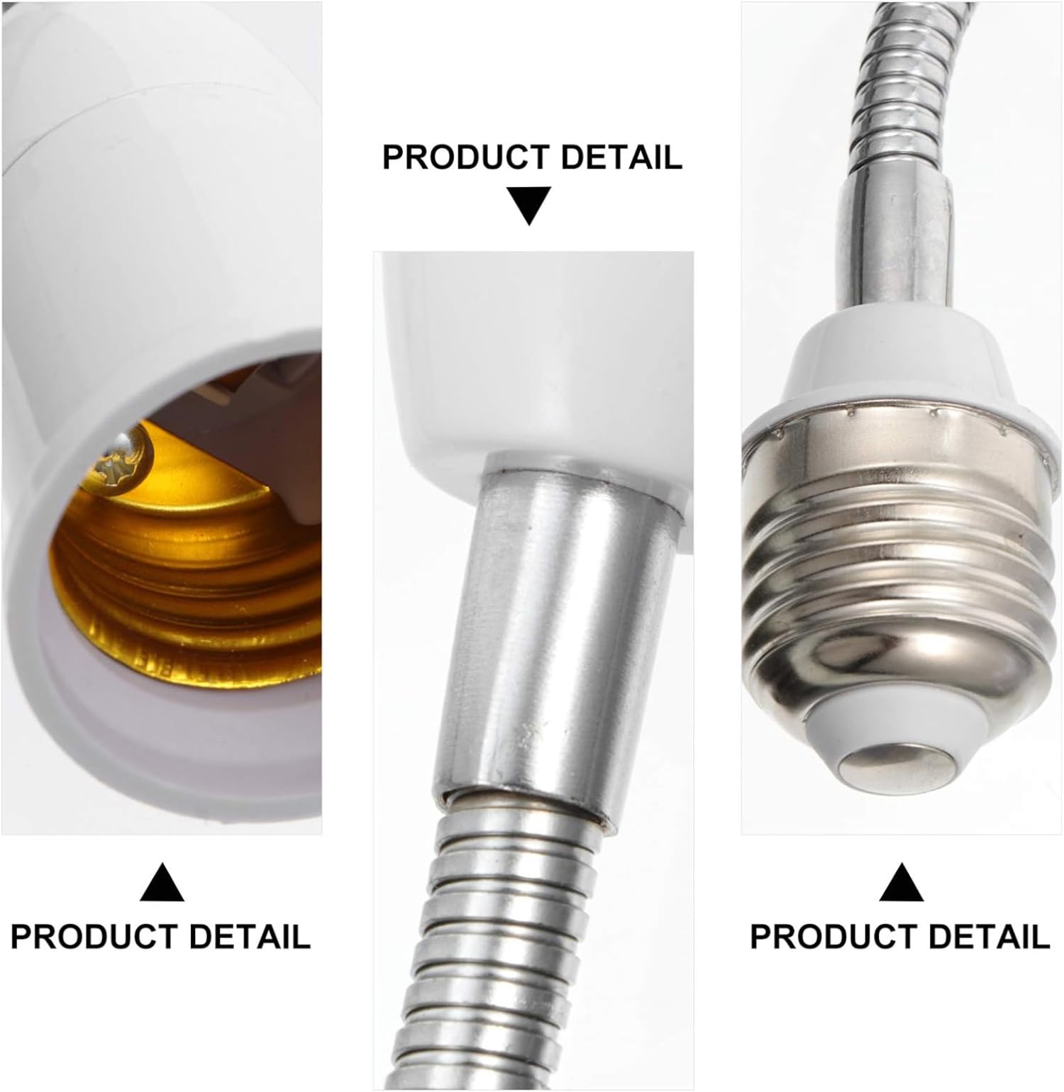 Flexible Light Socket Extender 1/2/3/4Pcs E27 Light Socket Extender