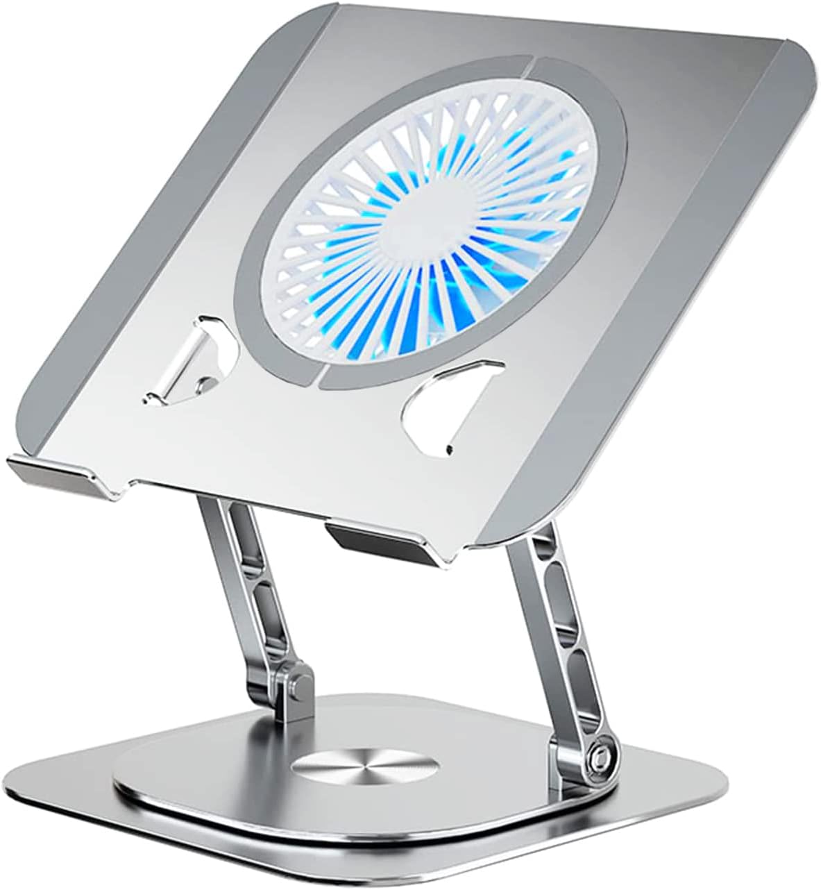 Amazon.com: KEROLFFU Laptop Stand Fan with 360 Rotating Base ...
