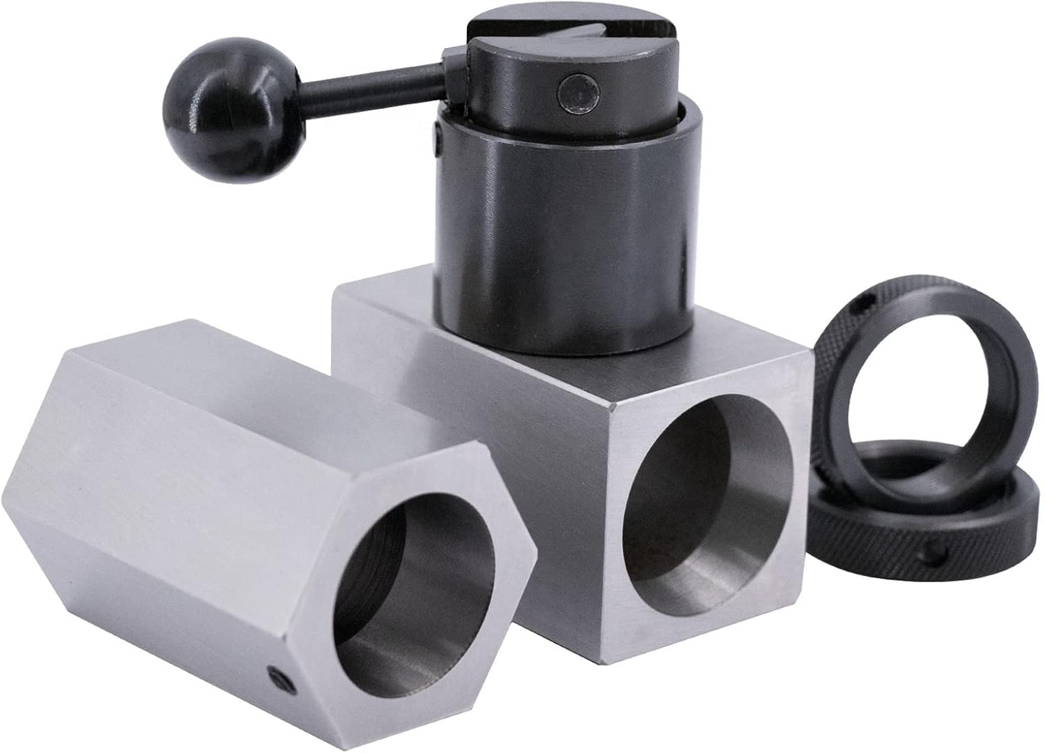 INTSUPERMAI 5C Collet Block Set Square and Hex Rings Collet Chuck ...