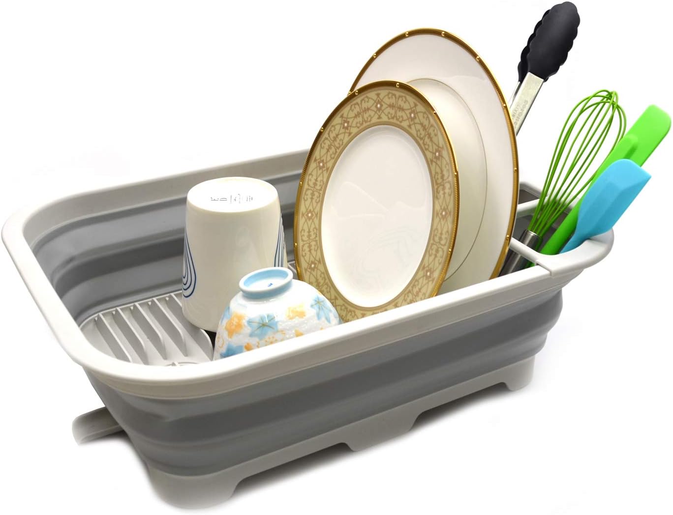 Amazon.com - SAMMART 12L (3.17 Gallon) Collapsible Dish Drainer with ...