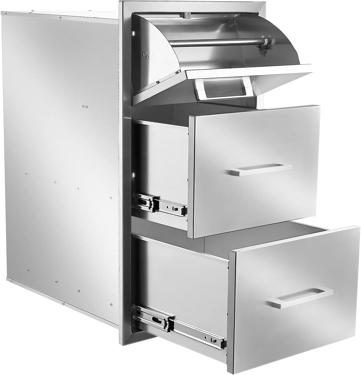 Amazon.com : Outdoor Kitchen Drawers, 17''W x 30''H x 21''D Double ...