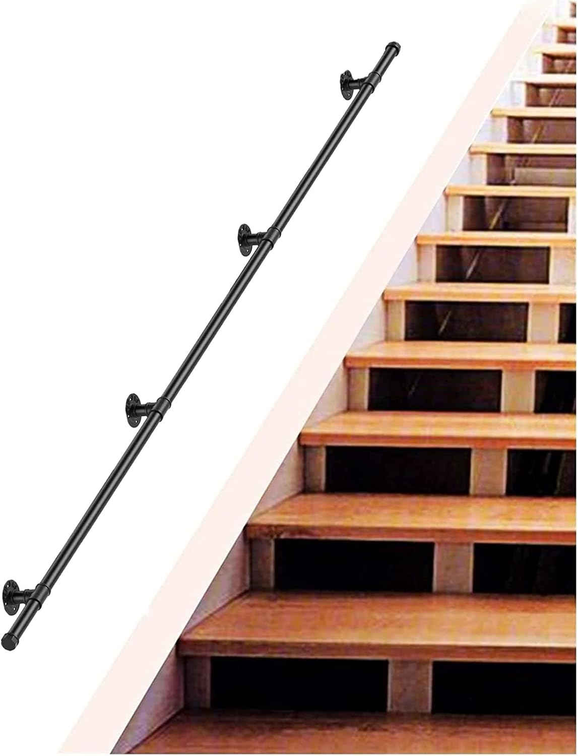 Amazon.co.jp: Handrail for indoor stairs and outdoor steps, stair ...