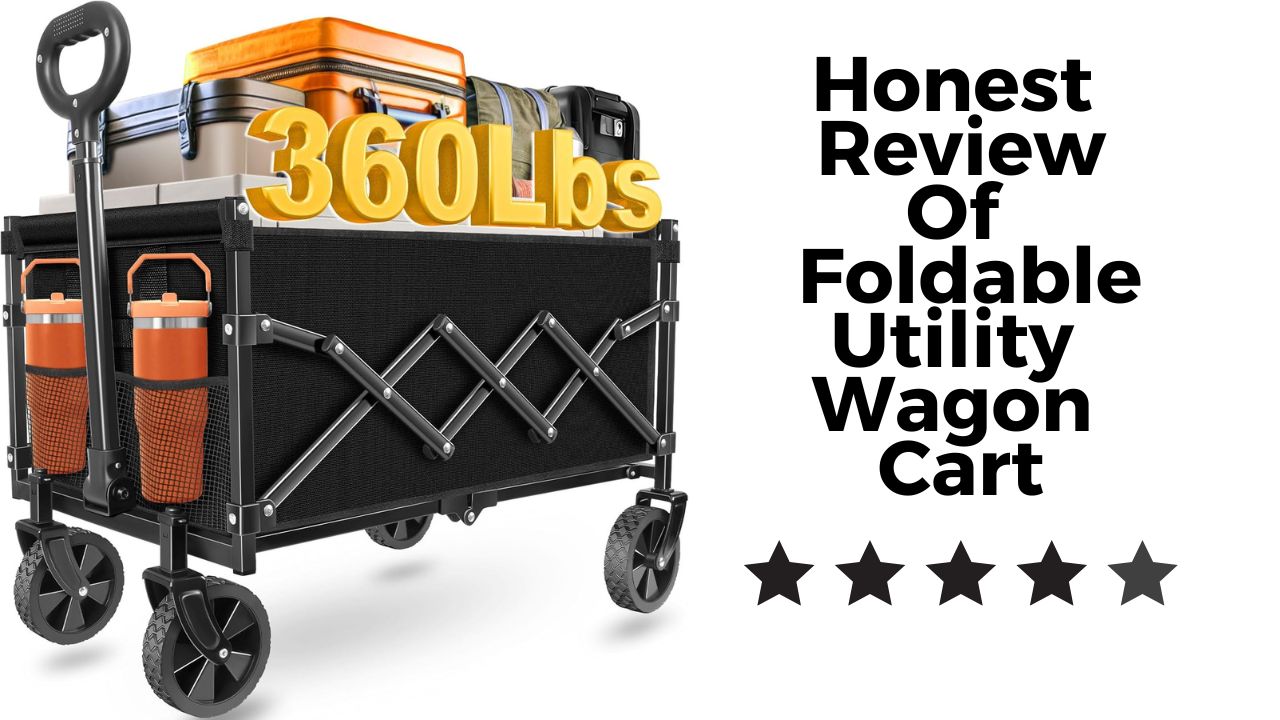 Watch Honest Review Of Foldable Utility Wagon Cart on Amazon Live