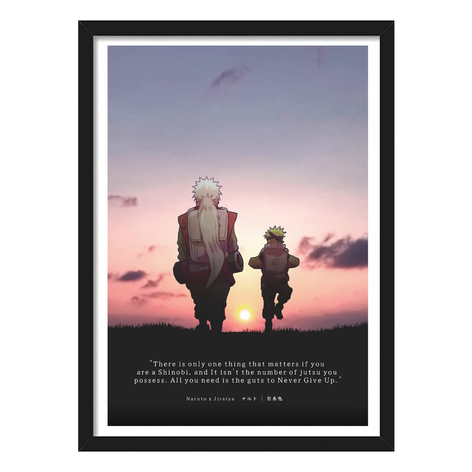 YourCanvas - | Naruto x Jiraiya | Naruto Framed Posters & Frames ...