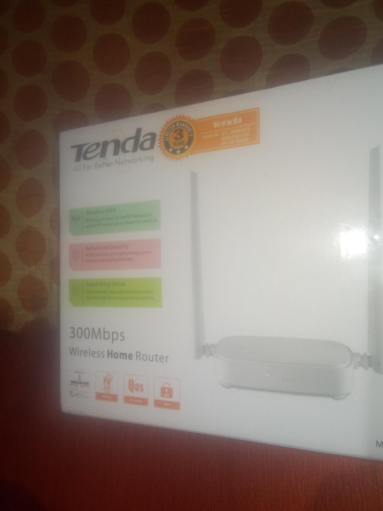 Tenda N301 Wireless-N300 Easy Setup 300 Mbps tri_band Router (White ...